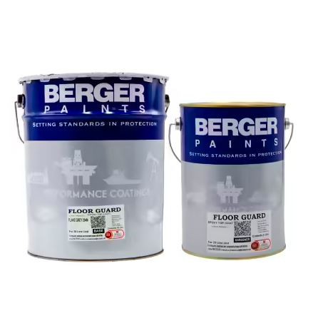 Asian Paints Berger, Floor Guard Epoxy Top Coat, 20L Base, 5L Hardener ...