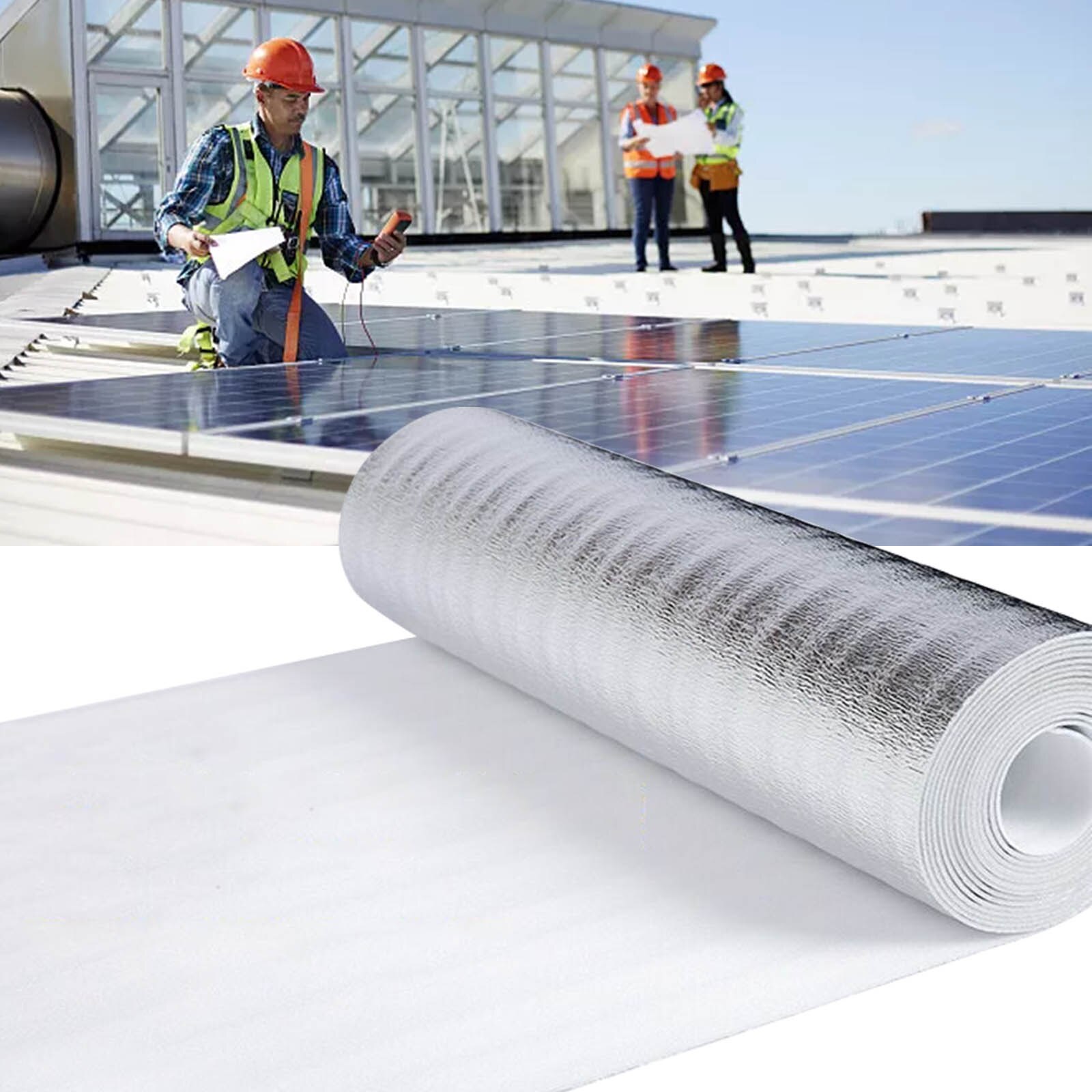 1 Roll Radiator Reflective Film Wall Thermal Insulation Reflective Film ...