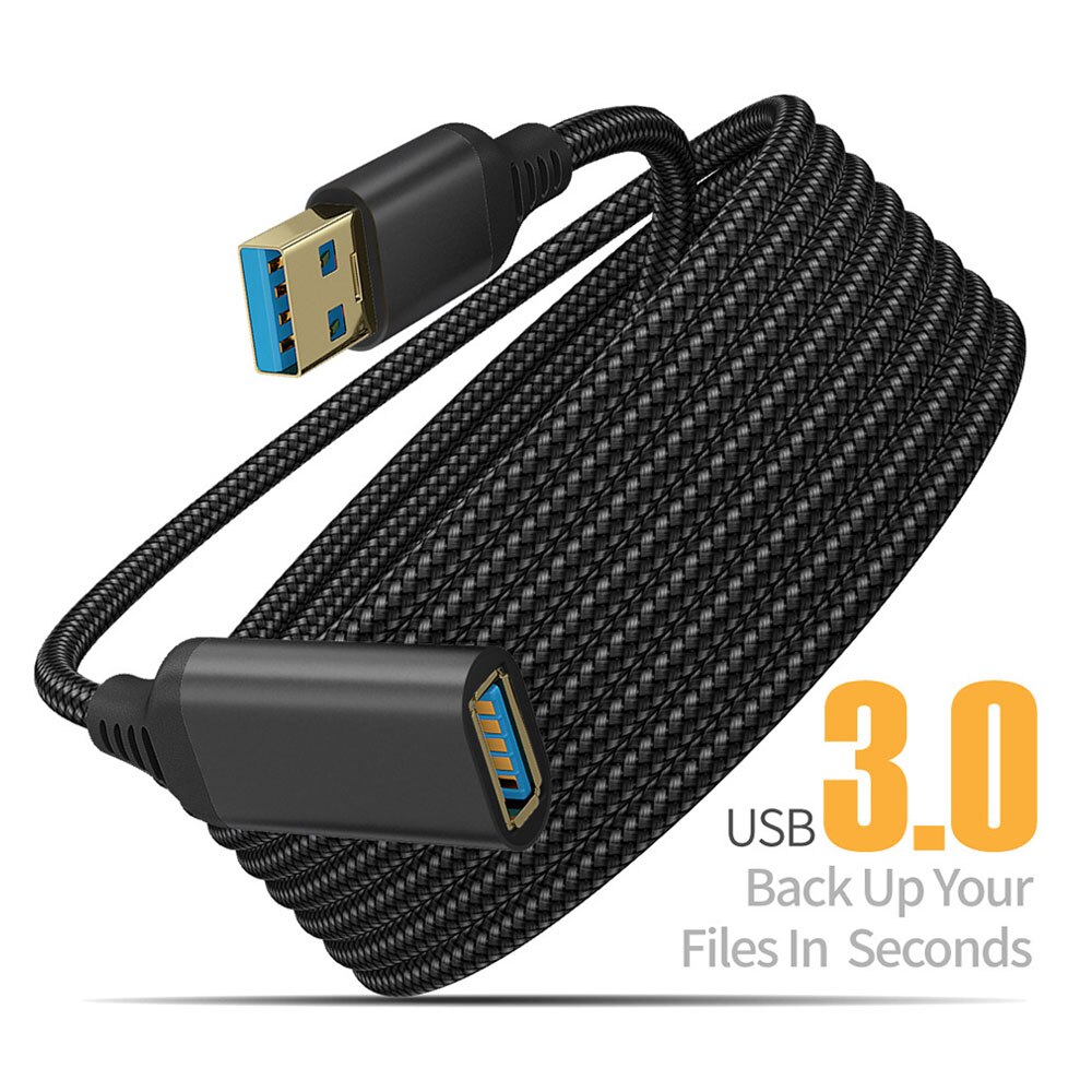 3.0 Usb Extension Cable Male To Female For Pc Tv Ps4 Computer Laptop ...