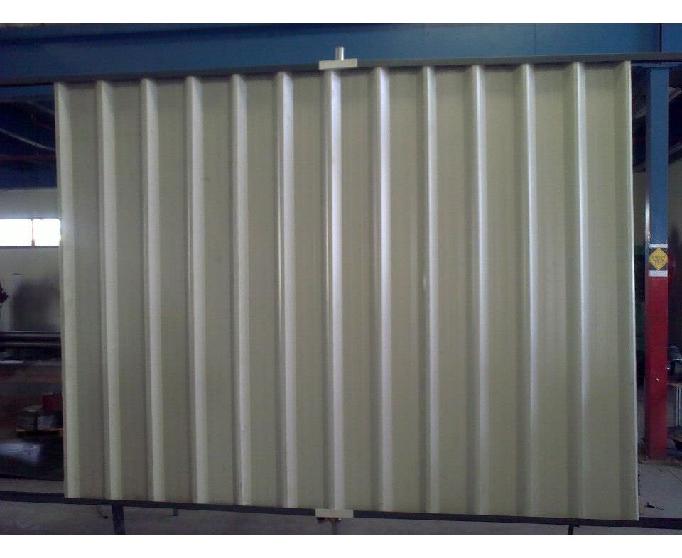 PPGI FENCING PANELS WITH BLOCK